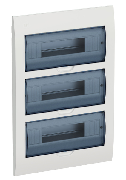 KREPTA 3 Корпус пластиковый ЩРВ-П-36 IP41 белый IEK - купить с доставкой по выгодным ценам в ...