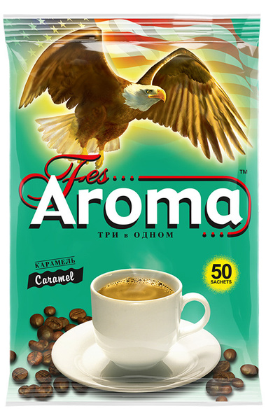 Растворимый кофейный напиток Fes Aroma (Фес Арома) 3 в 1 со вкусом ...
