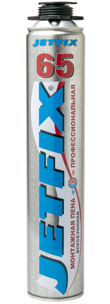 Профессиональная монтажная пена JETFIX 65 PRO Всесезонная купить по выгодной цене в интернет ...