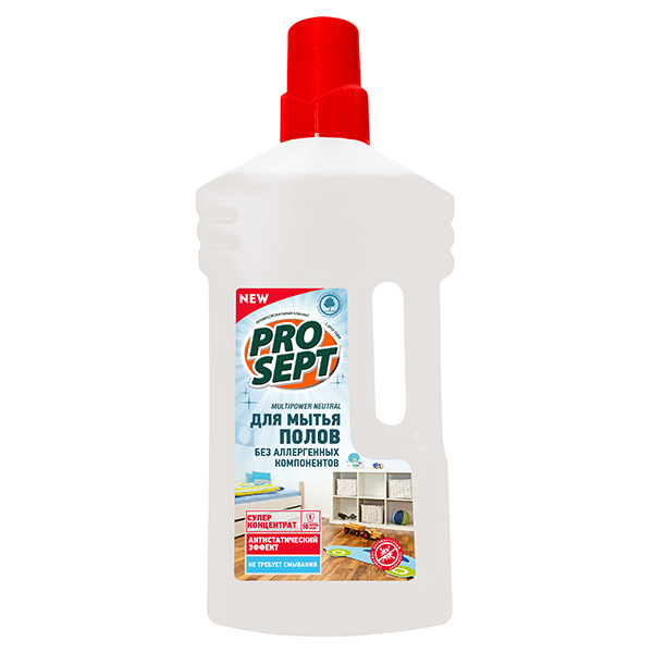 Prosept Multipower Neutral средство для мытья полов всех типов с антистатическим эффектом ...