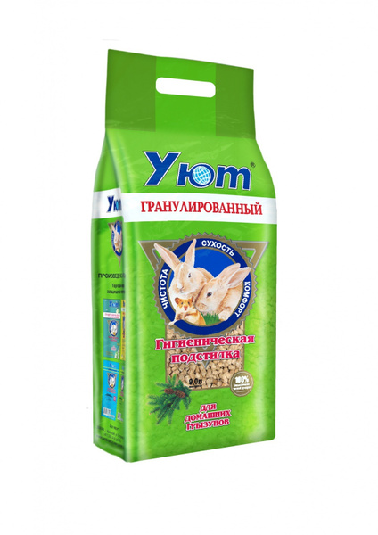 Уют опилки прессованные гранулированные 1,65 кг купить на OZON по ...