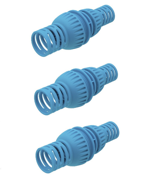Муфта соединительная переходная для садового шланга 1/2"-3/4", пластик ...