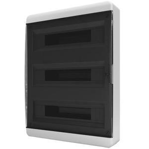 Tekfor Щит встраиваемый 54 мод. IP41, прозрачная черная дверца BVK 40-54-1 - купить по выгодной ...