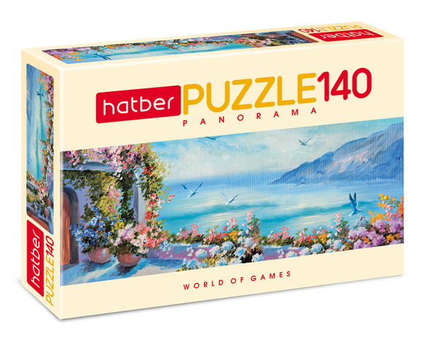 Пазлы Hatber "Цветущий вид" 140 элементов - купить с доставкой по выгодным ценам в интернет ...