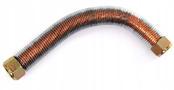 Трубка для компрессора нагнетательная с ребрами охлаждения и гайками ...