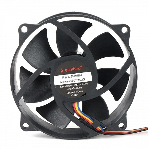 Вентилятор 90 x 25мм для корпуса Gembird D9025SM-4 12V 0.2А втулка ...
