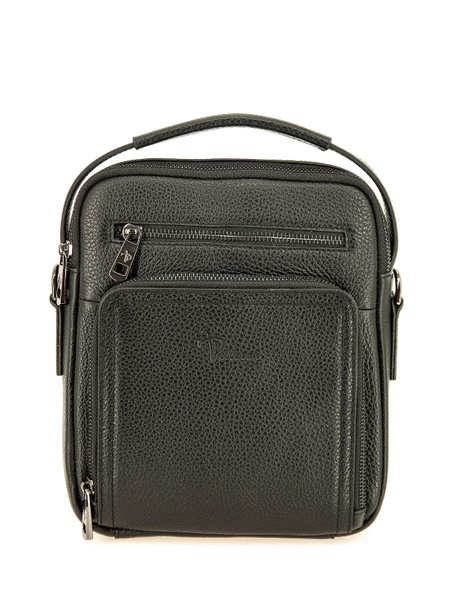 Pellecon Сумка из натуральной кожи мужская на плечо, цвет черный купить ...