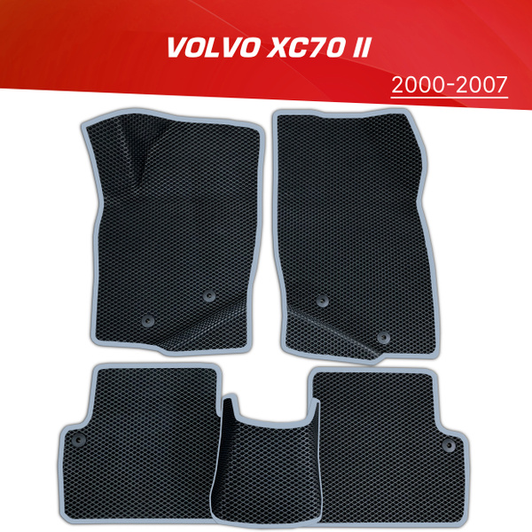 Коврики в салон автомобиля PS-Avto Volvo XC70 2, цвет черный, светло ...