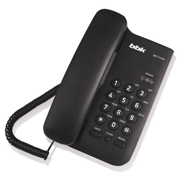 Телефон BBK BKT-74 RU Black - купить с доставкой по выгодным ценам в ...
