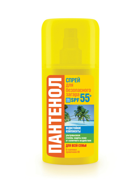 БИОКОН Солнцезащитный крем SPF 55+ из серии ПАНТЕНОЛ, 95 мл - купить с ...