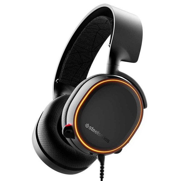 Игровые наушники SteelSeries Arctis 5 Black 2019 Edition, черный ...