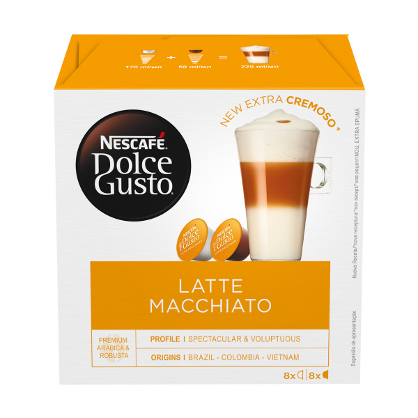 Кофе капсульный Nescafe Dolce Gusto Latte Macchiato, для системы Dolce ...