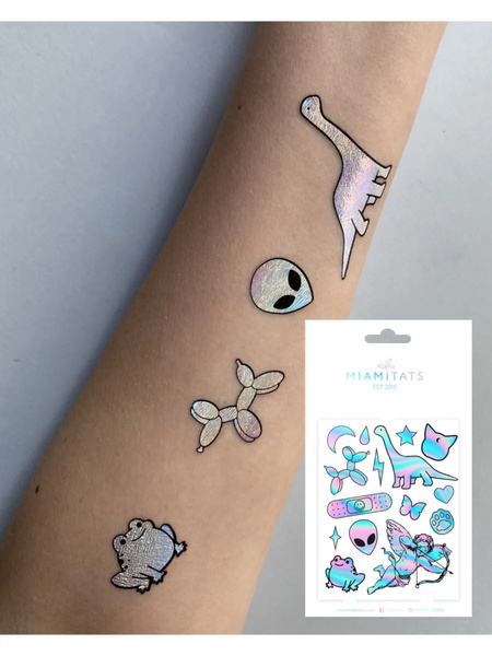MIAMITATS Тату временные для взрослых Holo Patch (middle)- купить по ...