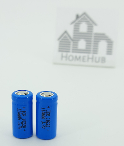 Аккумулятор ICR 10220 Li-ion, 3.7V, 110mAh, 2шт - купить с доставкой по ...