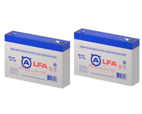 Батарея для ИПБ ALPHA BATTERY FB 7.2-6 6 Вольт 7.2 Ач / 6V 7.2Ah для ...