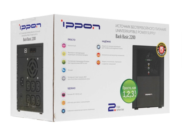 ИБП Линейно-интерактивный (Smart UPS) Ippon 1108031, 2200 В·А купить c доставкой на OZON по ...