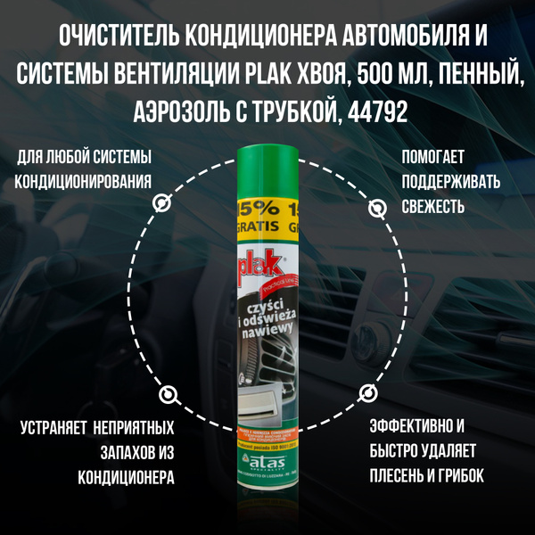 Очиститель кондиционера Plak 500 мл - купить по выгодным ценам в ...