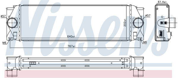 Интеркулер NISSENS 96628 - NISSENS арт. 96628 - купить по выгодной цене ...