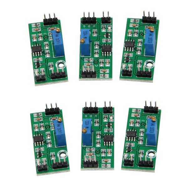Joy Electronics 6 шт. LM393 3,5-24 В модуль компаратора напряжения со ...