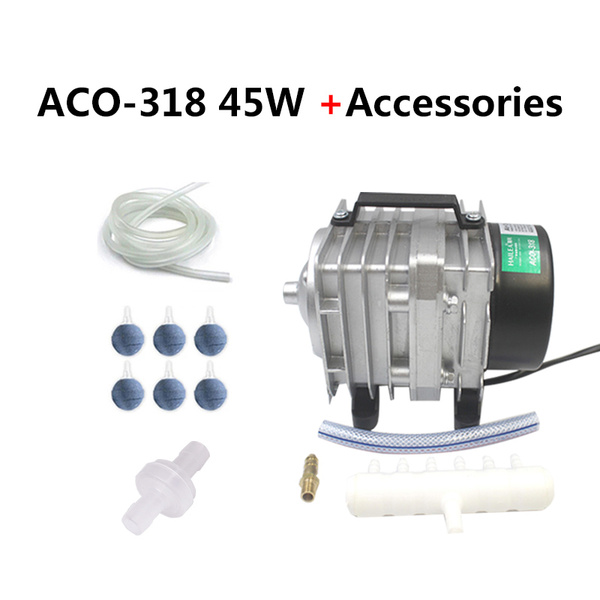 Аквариумный воздушный компрессор Hailea ACO-318, кислородный бластер ...