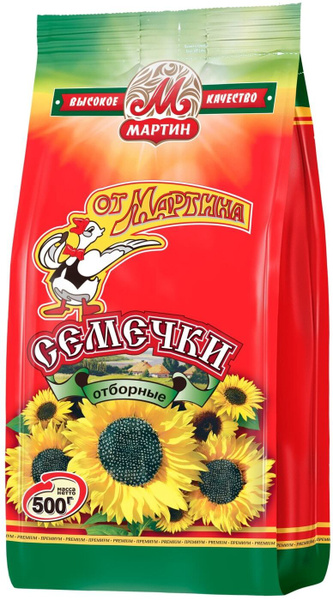 От Мартина / Семечки От Мартина Отборные жареные 500г 3 шт - купить с ...