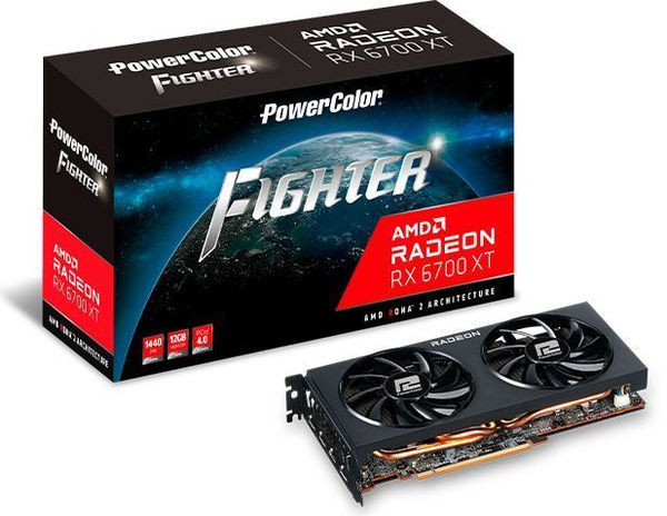 Видеокарта PowerColor Radeon RX 6700 XT, 12 ГБ GDDR6, GDDR6 - купить по ...