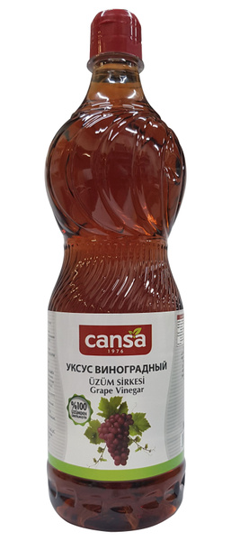 Уксус виноградный натуральный, "Cansa", Uzum Sirkesi, 1000мл. - купить ...