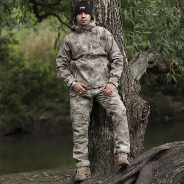 Костюм охотничий Gongtex, размер 50 (М), Демисезон, цвет зеленый, серый - купить по выгодной ...