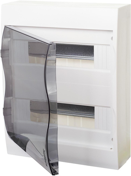 Шкаф навесной Schneider Electric Easy9 на 24 модуля (2x12) с прозрачной ...