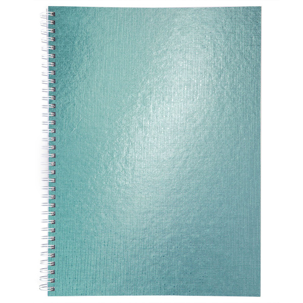 Тетрадь Hatber 96л А4 клетка 65г/кв.м на гребне обложка Бумвинил METALLIC МЯТА - купить с ...