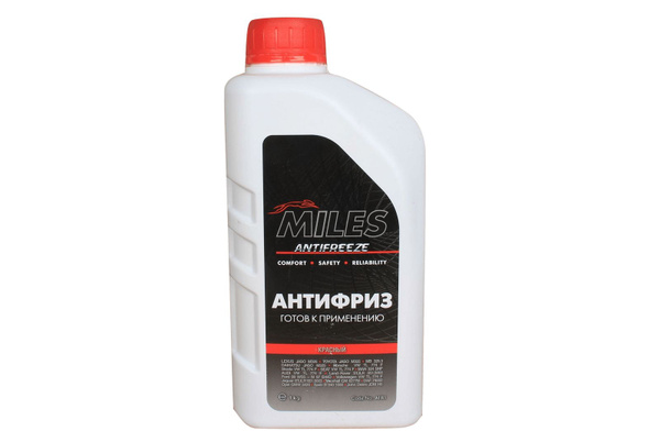 Антифриз красный 1кг готовый MILES AFR1 G12/G12+ купить на OZON по ...