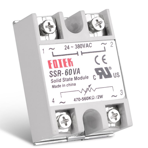 Ssr 60 Va Регулятор напряжения Однофазное твердотельное реле купить