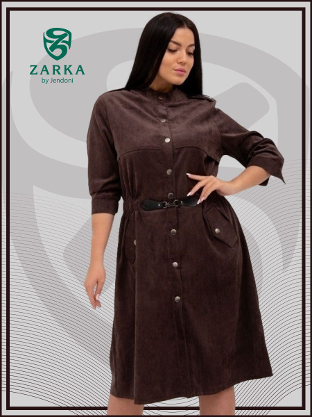 Платье женское офисное ZARKA, платье вельветовое женское, Женский, На любой сезон, размер 44 ...