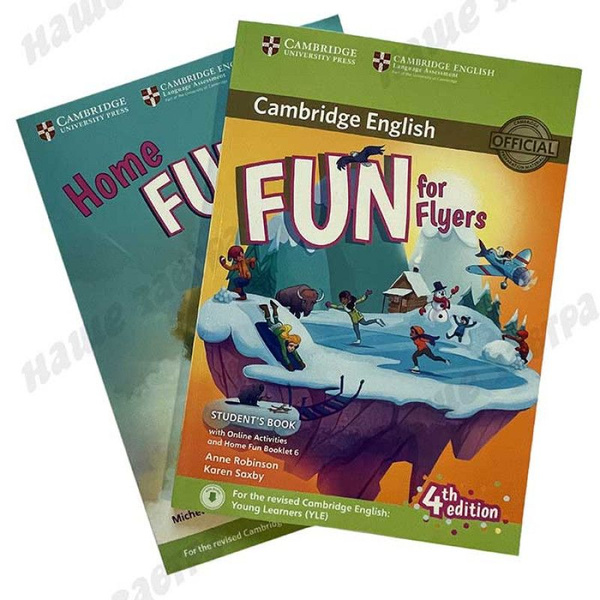 Fun for Flyers (4 Edition) Student's Book + Online Activities + Audio + Home Fun Booklet 6 ...