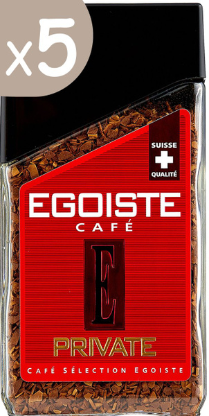 Кофе растворимый EGOISTE Сублимированный 500г. 5шт. - купить с ...
