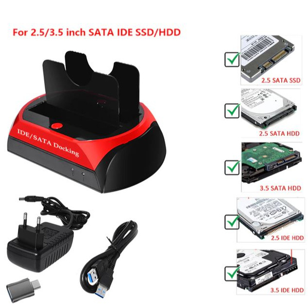 Адаптер-переходник (стакан) для HDD SATA/IDE USB 3.0 - купить с ...