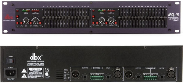dbx Эквалайзер IEQ15, черный купить на OZON по низкой цене (805477630)
