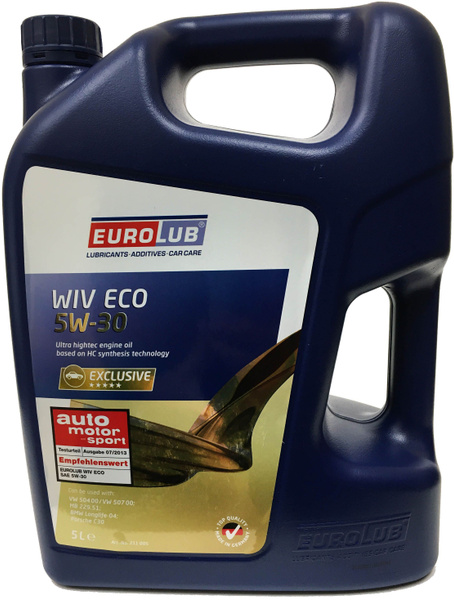 Масло моторное EUROLUB 5W-30 Синтетическое - купить в интернет-магазине ...