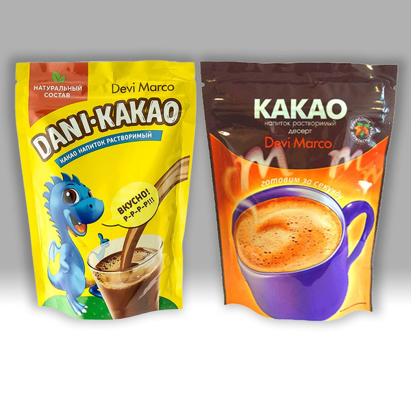 Devi Marco Какао растворимый, 250 г + Devi Marco Какао растворимый DANI ...