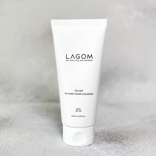 Lagom / Мягкая балансирующая пенка для умывания / Cellup Ph Cure Foam ...