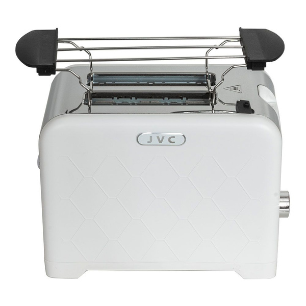 Тостер JVC JK-TS722, белый, серебристый купить по выгодной цене в интернет-магазине OZON (856802610)
