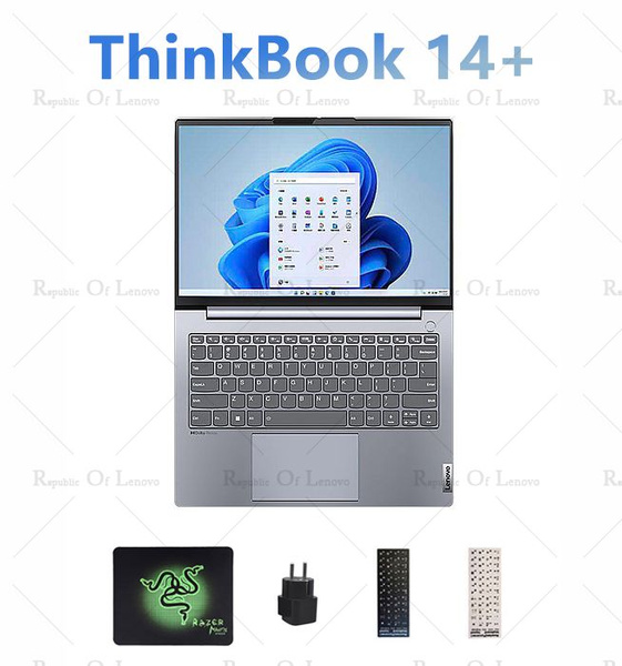 Ноутбук Lenovo ThinkBook 14+, 16GB LPDDR5/512GB SSD, интегрированная ...