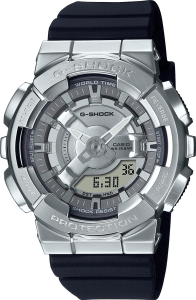 Японские наручные мужские часы Casio G-Shock GM-S110-1A электронные ...