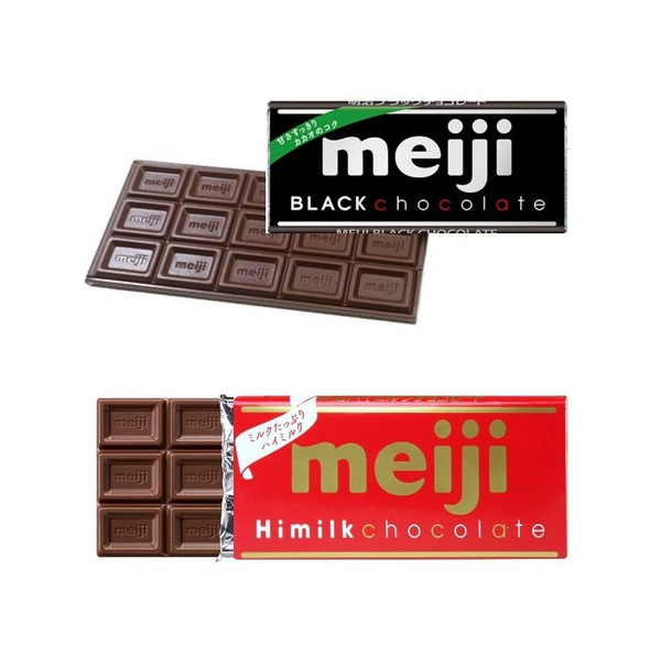Японский Шоколад Meiji HiMilk&Meiji Black, 2x50г - купить с доставкой ...