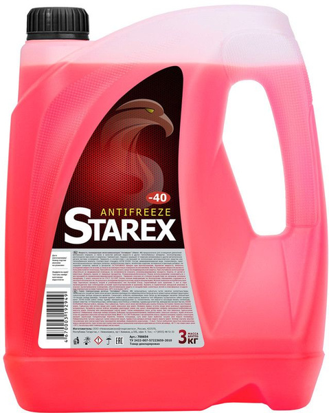 Вопросы и ответы о Антифриз STAREX Red 3кг – OZON (849462701)