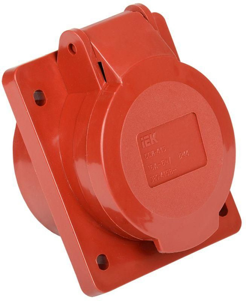 Розетка встраиваемая 16А 3P+E+N 380В IP44 ССИ-415 IEK PSR42-016-5 купить на OZON по низкой цене ...