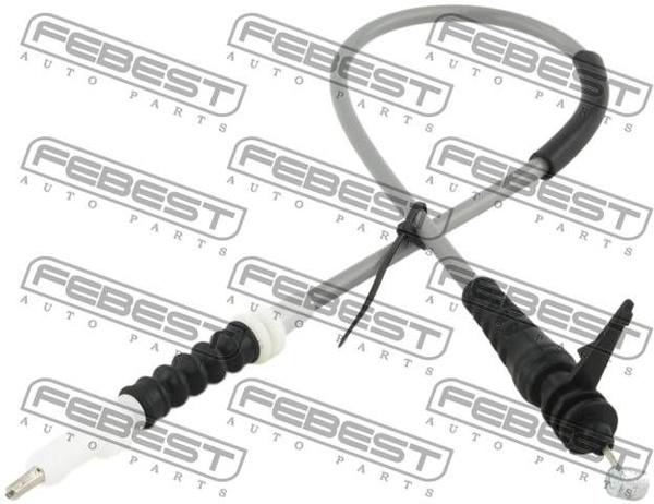 Трос ВНЕШНЕЙ РУЧКИ замка ДВЕРИ Febest арт. 19104-E70F OEM 51217317560 ...