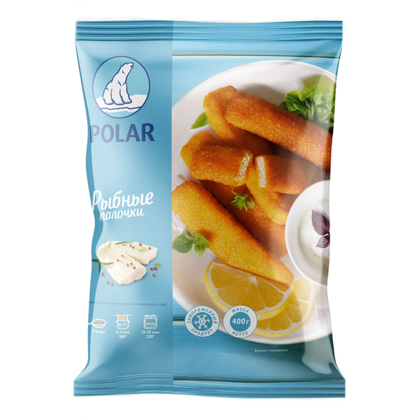 Рыбные палочки Polar в панировке, замороженные, 400 г - купить с ...