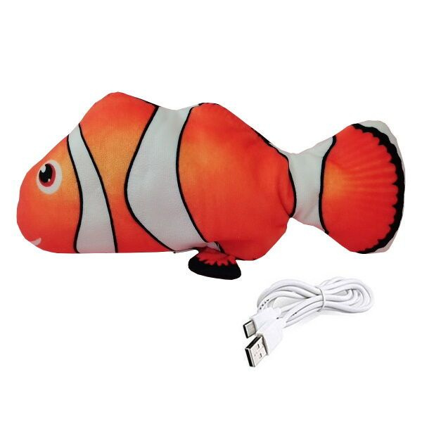 HOMECAT игрушка для кошек шевелящаяся рыба 30 см. купить на OZON по ...