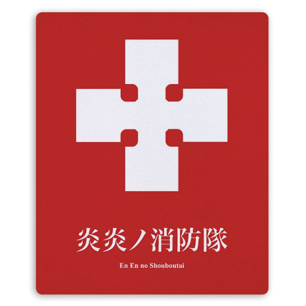 Коврик для мышки прямоугольный Fire Force Cross - купить с доставкой по ...